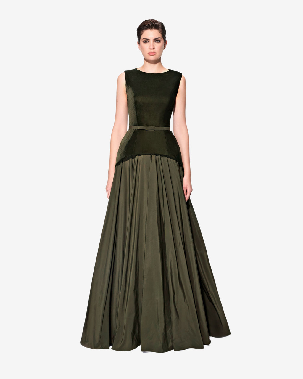 Halter Velvet Cage Dress – SANDY NOUR