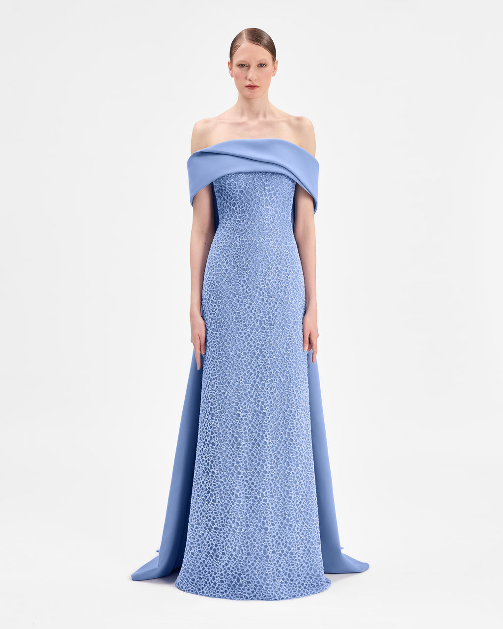 Off The Shoulder Beaded Dress – SANDY NOUR